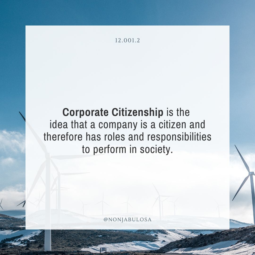 Definition of CSR, Social Responsibility & Corporate Citizenship