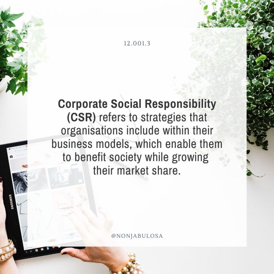 Definition of CSR, Social Responsibility & Corporate Citizenship