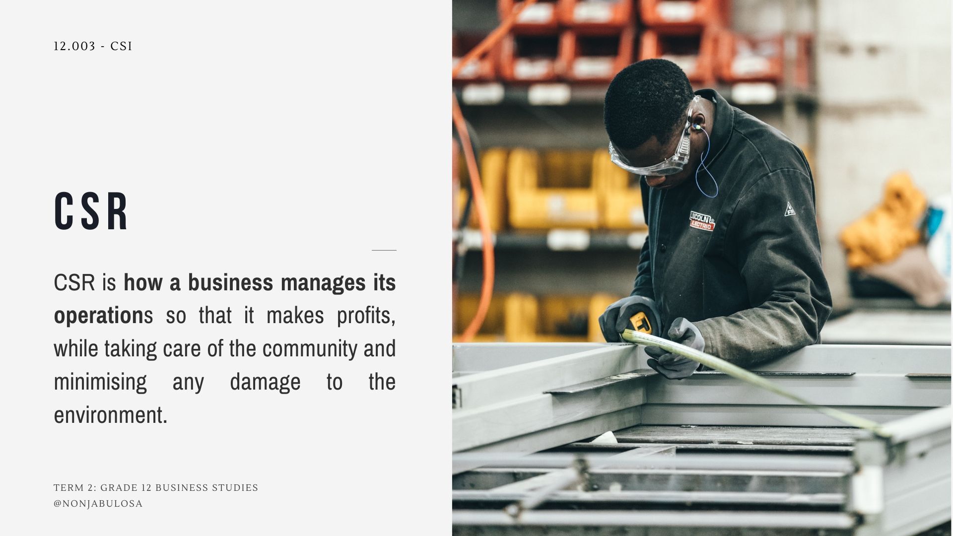 Definition of Corporate Social Investment: CSI vs CSR