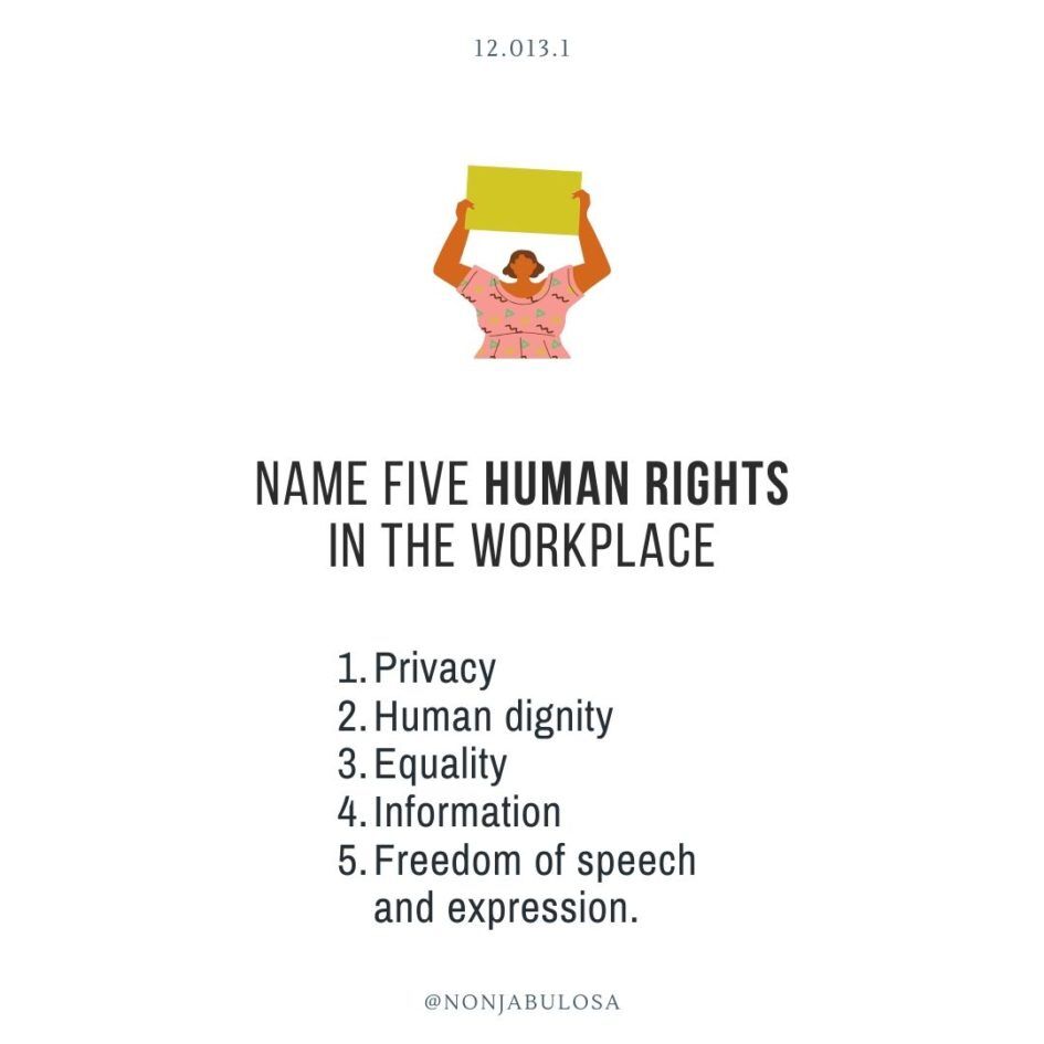 Human Rights and their Implication in the Workplace