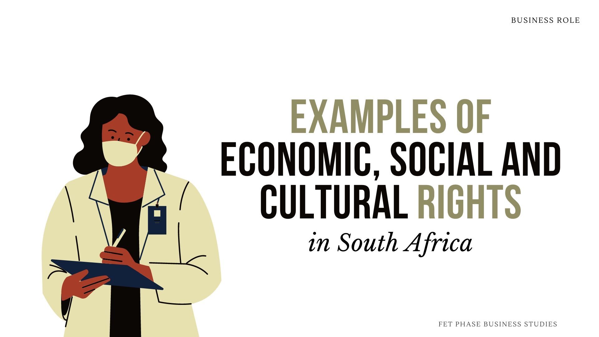 Examples of Economic, Social and Cultural Rights | RSA