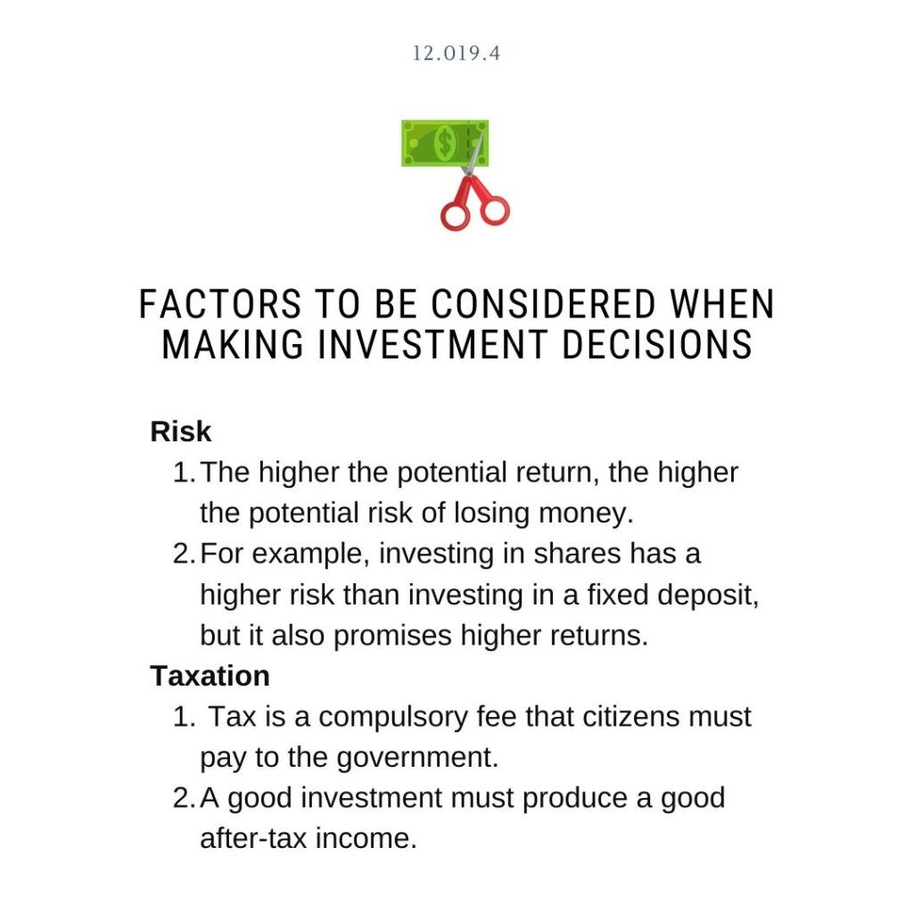 9 Factors to Consider When Making Investment Decisions