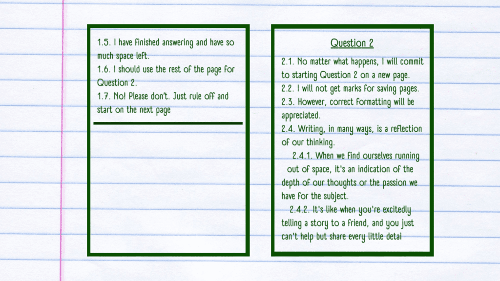6 Tips on How to Correctly Fill NSC Final Exam Answer Books | FET Phase ...